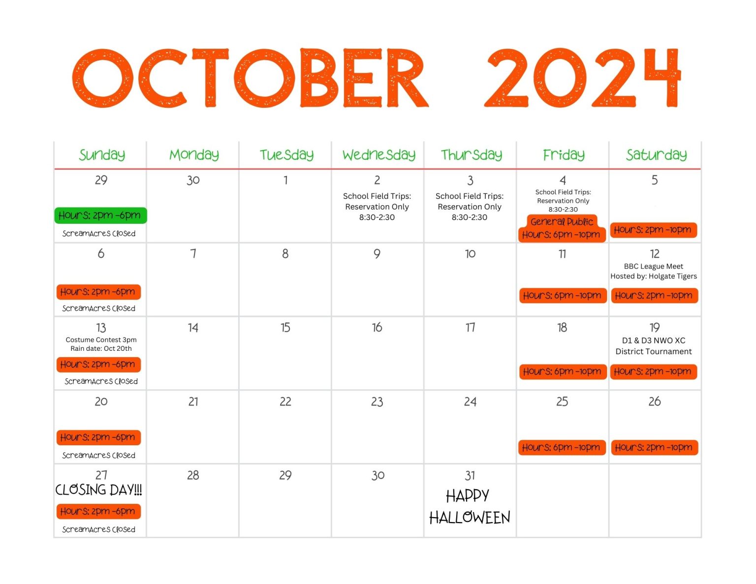 Tickets - ScreamAcres